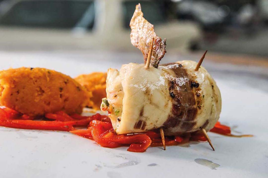 Sea bass roulade – FIRE&FOOD