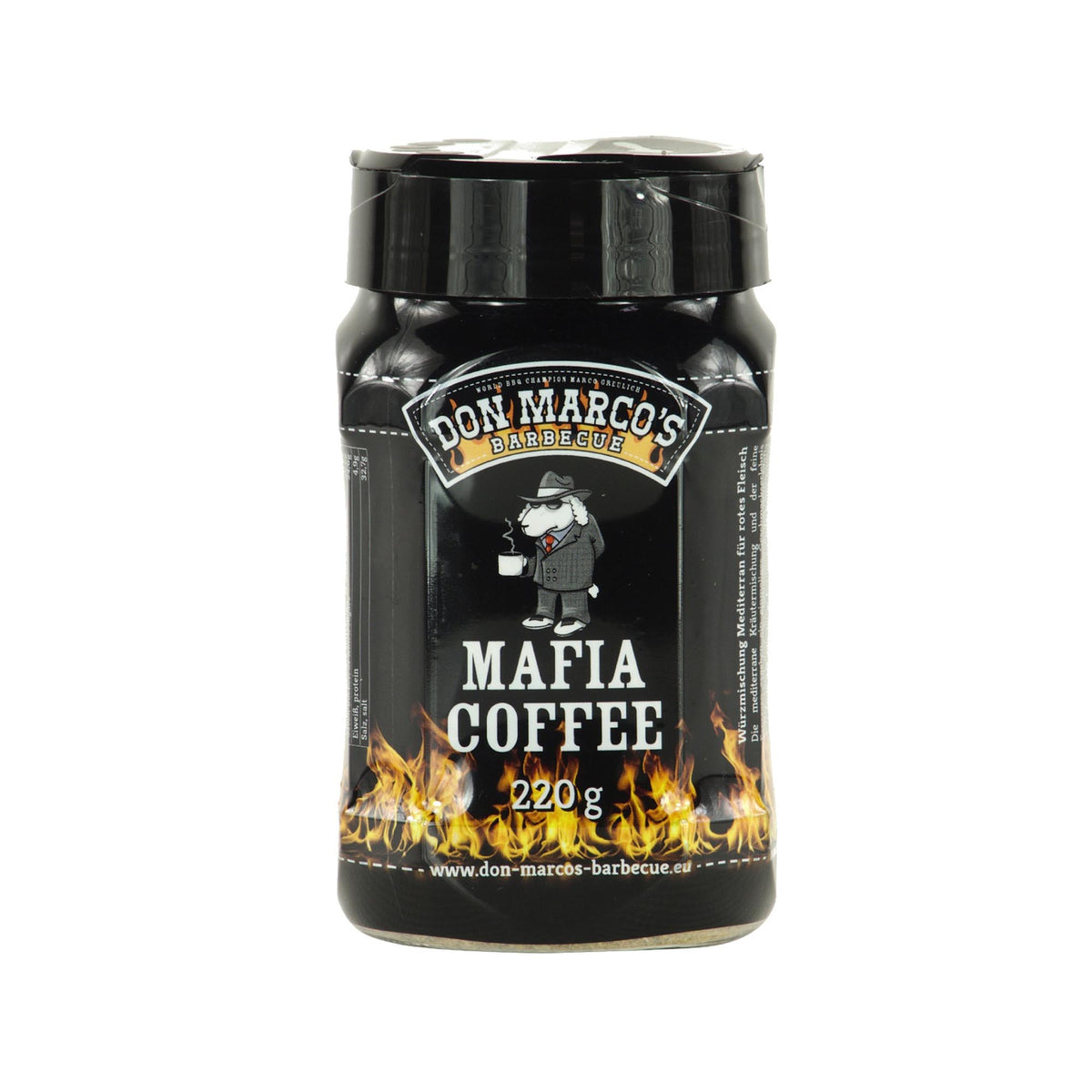 Don Marco's Mafia Coffee Rub 220g (shaker) – FIRE&FOOD