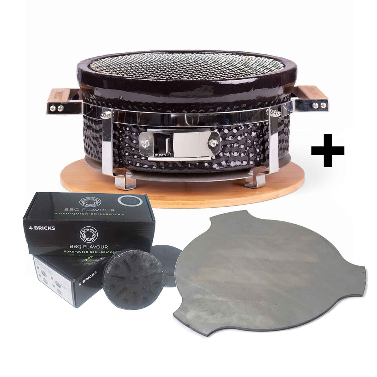 Shichirin Grill round Teppanyaki Set – FIRE&FOOD